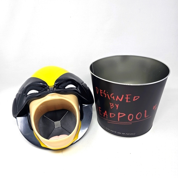 Marvel | Other | New Deadpool Wolverine Amc Popcorn Bucket Designed By ...